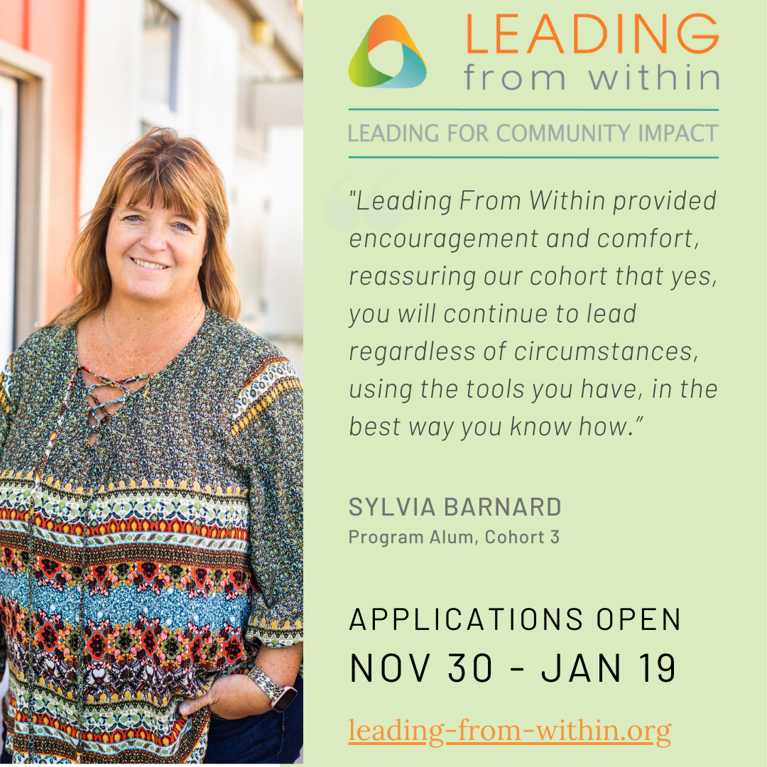 Information Sessions | Leading for Community Impact - Leading from Within